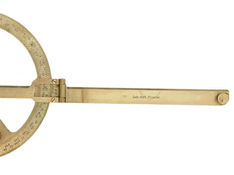 Original German Wwii Artillery Protractor Calculator Set By Gebr Haff