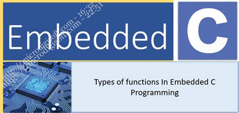 types of functions in embedded c programming microdigisoft on tumblr
