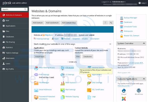 How To Install Plesk Control Panel On Windows Server Plesk Tutorials Accuweb Help Center