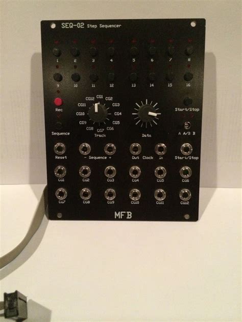 matrixsynth mfb seq 02 step sequencer eurorack synthesizer module