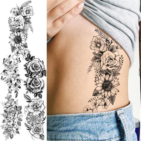 Pelvic Flower Tattoos