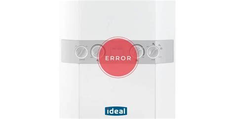 List Of Ideal Boiler Fault Codes Error Codes Solutions