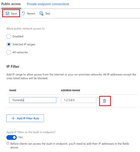 azure iot 中樞的 ip 篩選器 microsoft learn