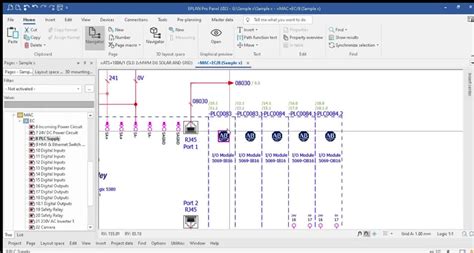 Electrical Panel Drawing Schematic Diagram Pdf To Eplan P8 Conversion Upwork