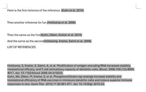discrepancies in citation style between first and second instance
