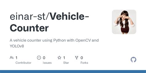 GitHub Einar St Vehicle Counter A Vehicle Counter Using Python With OpenCV And YOLOv
