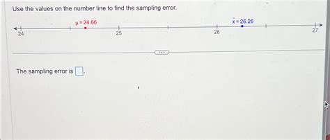 Solved Use The Values On The Number Line To Find The Chegg