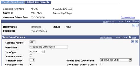 Creating Course Transfer Equivalency Rules