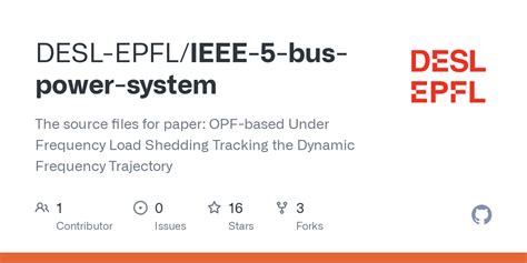 Ieee 5 Bus Power System Simulation Files Ieee5bussystemmodel Opt Ufls Slx At Master · Desl Epfl