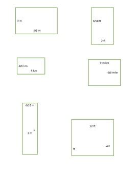 Finding Area With Fractional Side Lengths By Lauren Simoneau TPT