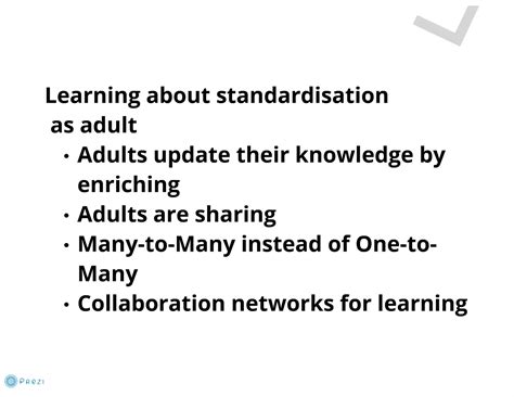 Learning About Standardisation As An Adult Pdf Adult Education Education