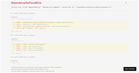 Catsmiaownestjs Project Structure Auth Codesandbox