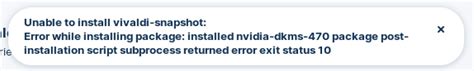 Nvidia Dkms 470 Error General Help Zorin Forum