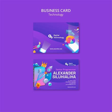 Free Psd Technology Template Design