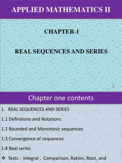 applied ii chapter 1 revised pdf sequence complex analysis