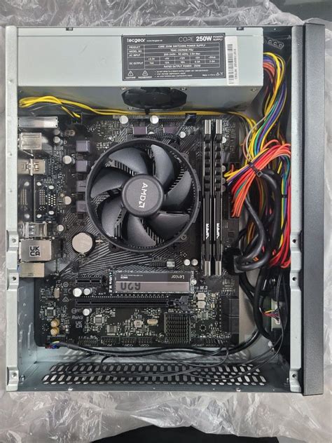 Ryzen 5 4600g Vega Igpu Htpc Cheap Budget Office Desktop Pc Slim