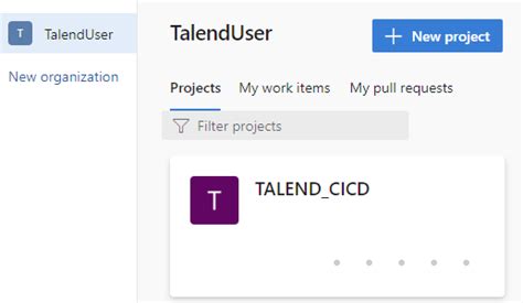 Creating Your Project In Azure Devops Talend Software Development