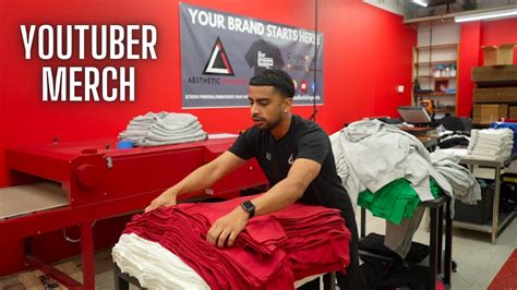 Screen Printing For YouTubers Merch YouTube