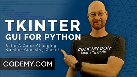 Color Changing Number Guessing Game Python Tkinter GUI Tutorial YouTube