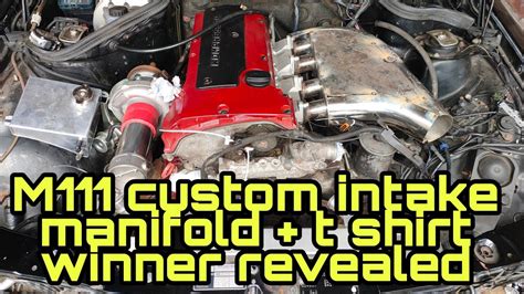 Twin Charged Mercedes 190e M111 Custom Intake Manifold Youtube