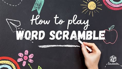 How To Play Word Scramble Esl Activities And Classroom Games Youtube