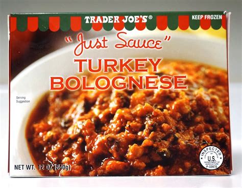 Exploring Trader Joes Trader Joes Just Sauce Turkey Bolognese