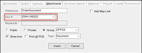 Database Item Common Attachments
