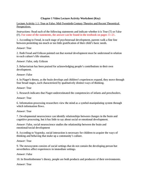 chapter 1 lecture activities worksheet chapter 1 video lecture activity worksheet key