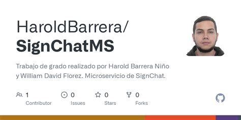 Github Haroldbarrerasignchatms Trabajo De Grado Realizado Por Harold Barrera Niño Y William