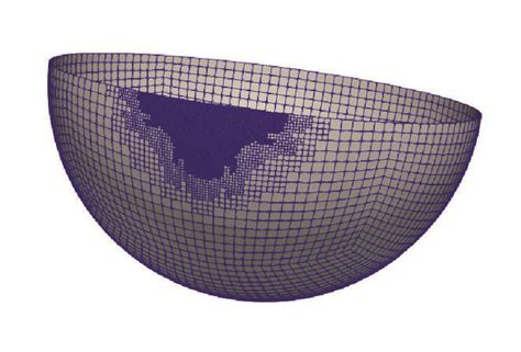 initial a and locally refined b meshes download scientific diagram