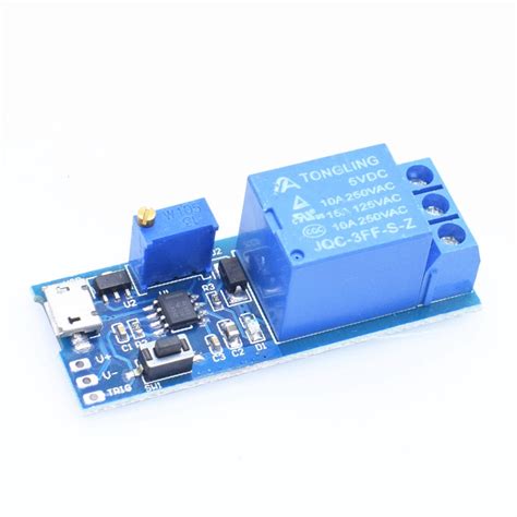 Precise 5v 30v Micro Usb Power Relay Timer Control Module Trigger Delay Switch Shopee Malaysia