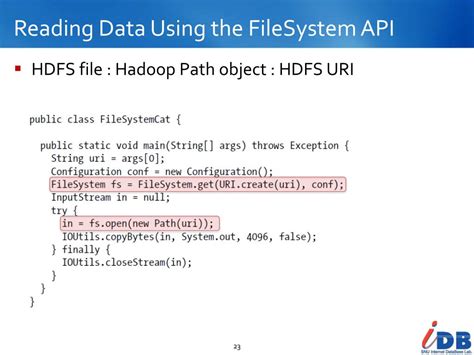 Ppt Oreilly Hadoop The Definitive Guide Ch3 The Hadoop