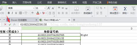 使用excel的函数批量判断身份证号码是否有效 wps excel能验证身份证号码 csdn博客