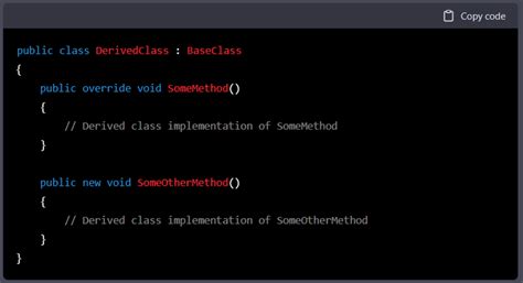 the derived class can then use the base class members as if they were it s own it can also