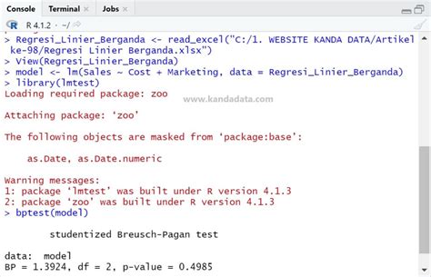 How To Test Heteroscedasticity In Linear Regression And Interpretation