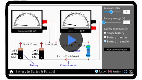 Battery In Series And Parallel Simulator