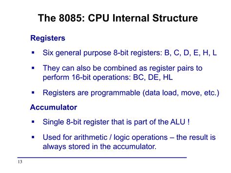 Microprocessor 8085 Architecture Ppt Operating Systems Computer Software And Applications