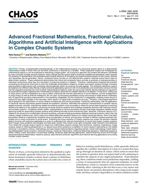 pdf advanced fractional mathematics fractional calculus algorithms