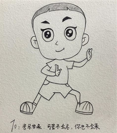 简笔画大全小头爸爸（漂亮10张） 简笔画图片大全