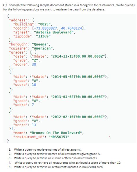 Solved 1 Write A Query To Retrieve Names Of All