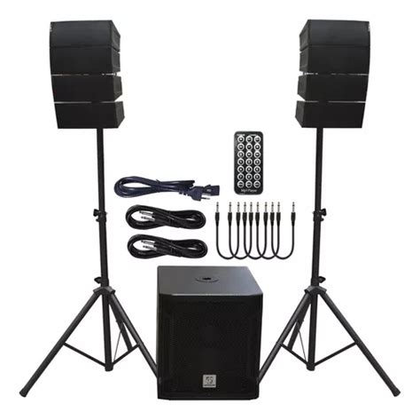 Sistema Activo Array Sub 15 8 1500w Max C Atril Cipriani Cuotas Sin