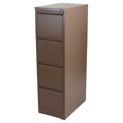 スチールキャビネット ファイリングキャビネット 4段 完成品 A4 選べるカラー 鍵付き 全段一括施錠 スペアキー付 スチール キャビネット Stl Sf 4d Bauhaus2