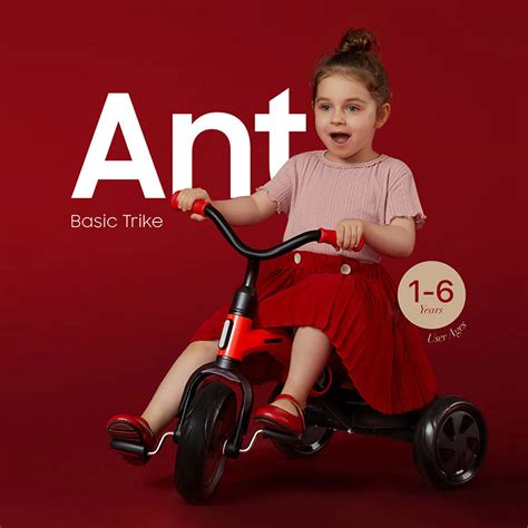 QPlay Ant Plus Kids Children Tricycle Bike Folding Toddler Compact Tri ...