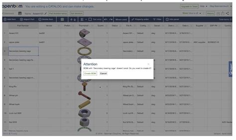 Create Bom And Catalog From Scratch Openbom
