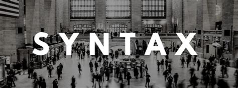 syntax