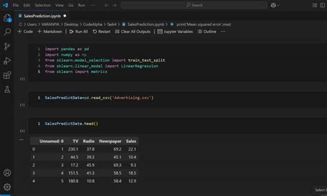 Varaniya Varatharasa On Linkedin Datascience Salesprediction