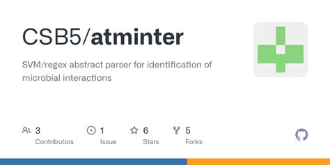 GitHub CSB5 Atminter SVM Regex Abstract Parser For Identification Of