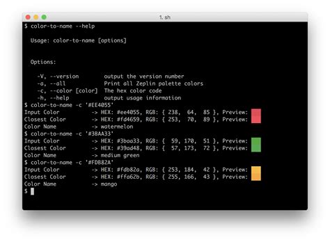 GitHub Stanleyfok Color To Name This Is A Command Line Tool Which Helps To Map A Hex Color