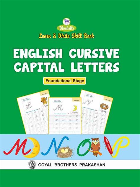 Bluebell Learn And Write English Cursive Capital Letters For Nursery CBSE Engage Nursery