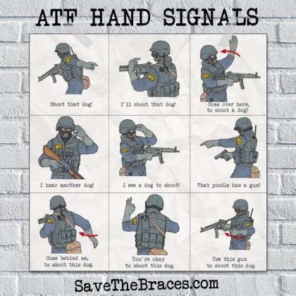 ATF Agent Hand Signals